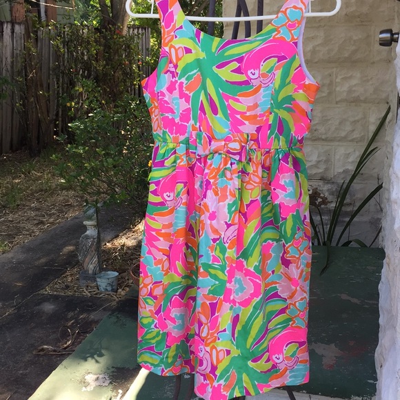 Lilly Pulitzer | Dresses | Lilly Pulitzer New Wtags Flamingo Print Kids ...